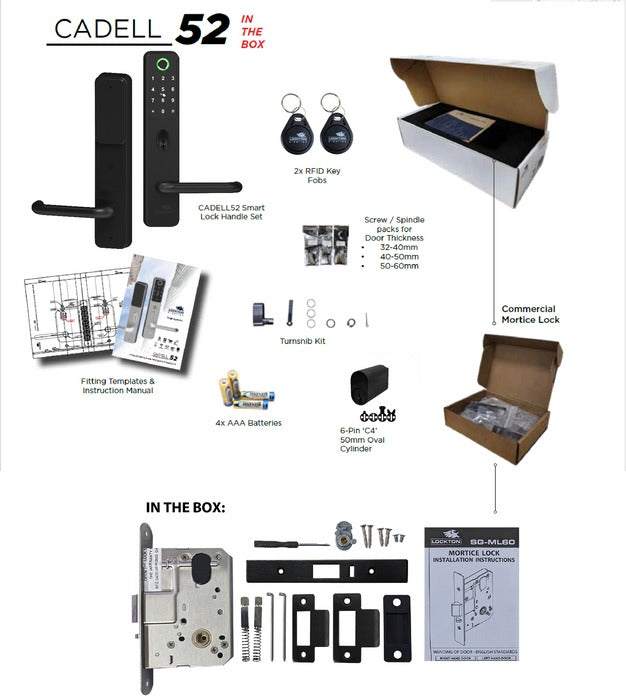 Lockton CADELL52 Electronic Lever Mortice Lock – Corporate Locksmiths