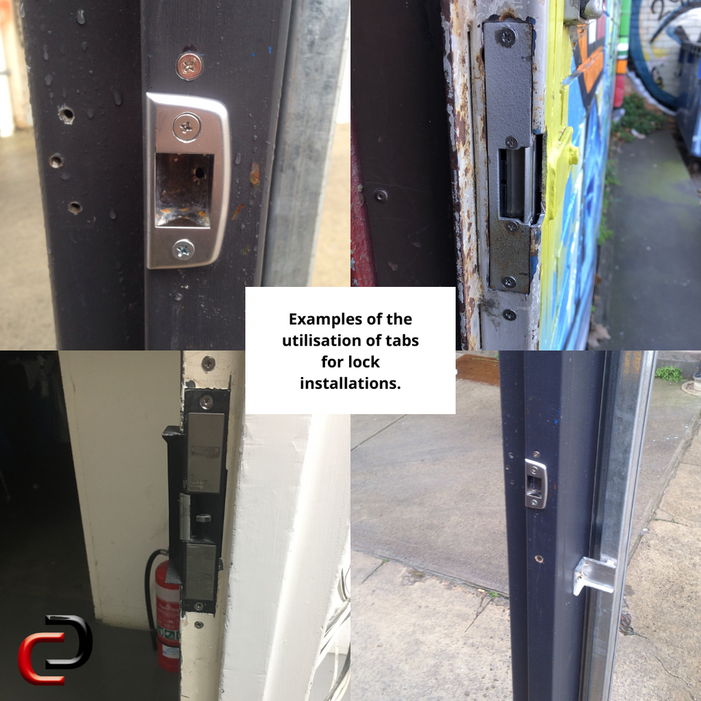 Dual Fix Tabs for Lock Fixing || Aluminium & Steel Frames 2 Pack ...